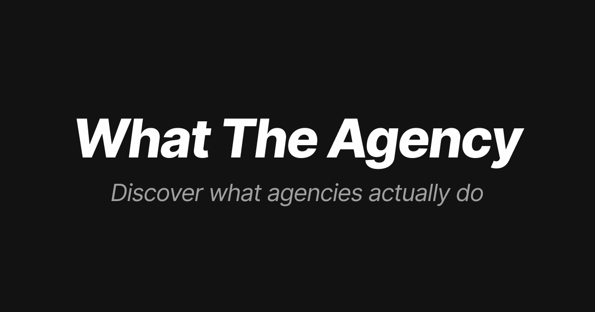 Agency: Koto Studio - What The Agency